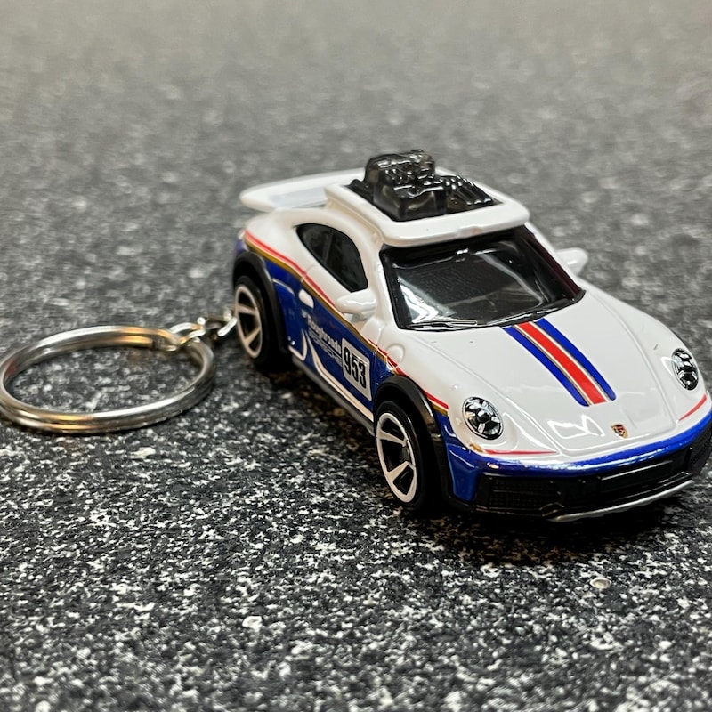 Porsche Hot Wheels Keychain - Etsy