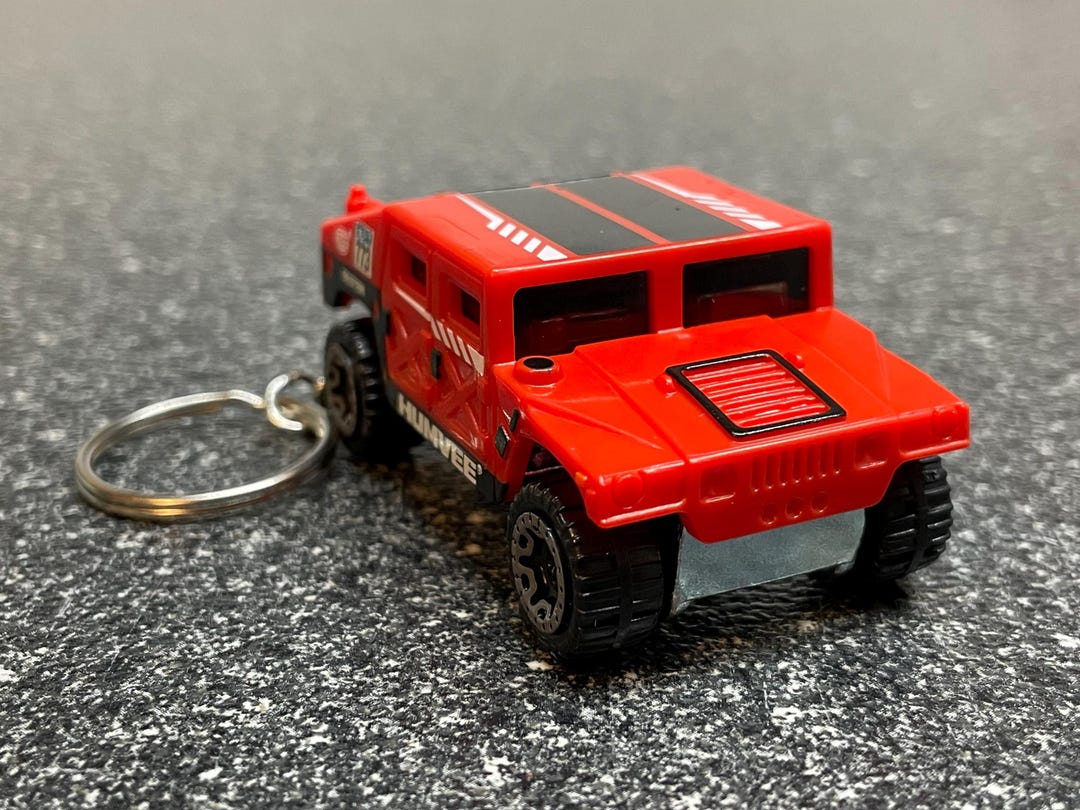 Hummer H1 Humvee Keychain Red Matchbox Hot Wheels Car - Etsy