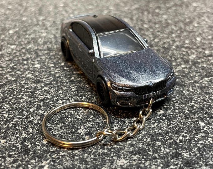 BMW M5 Keychain White Hot Wheels Matchbox 1991 E34 - Etsy