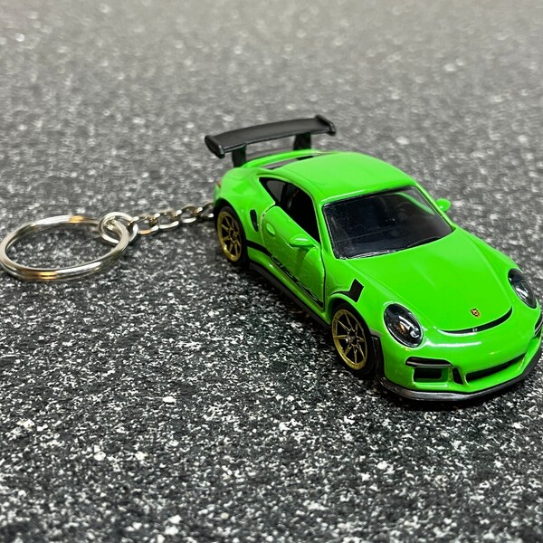 Porsche 911 Gt3rs Keychain - Etsy