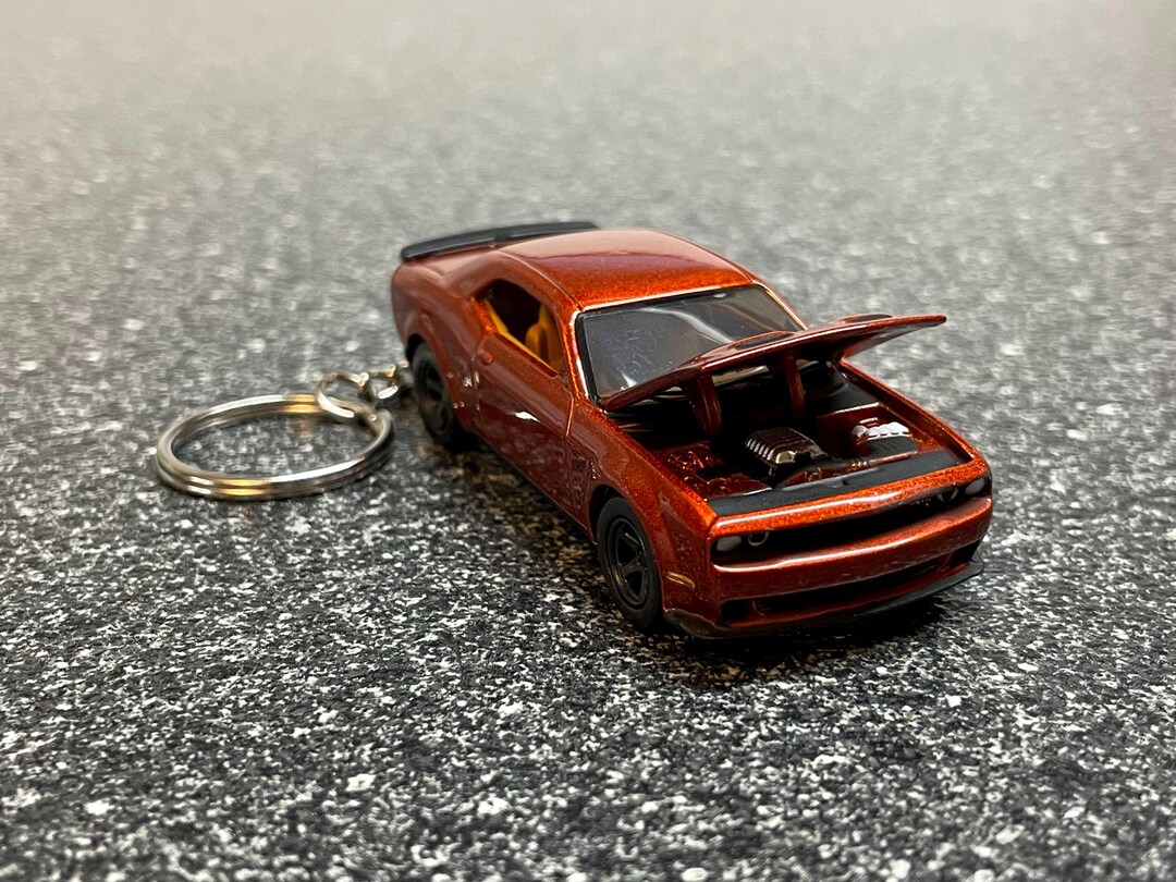 Fits Challenger Hellcat Keychain Demon Hemi SRT Super Stock Sinamon ...
