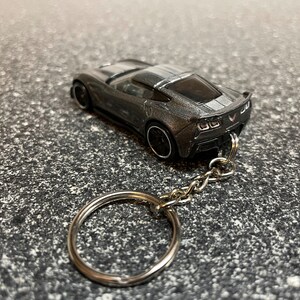 C7 Corvette Z06 Keychain Diecast Car - Etsy