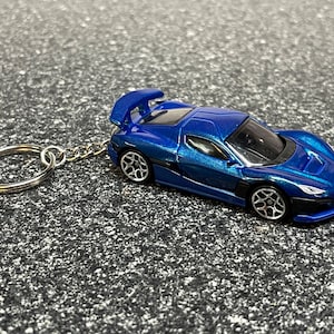Rimac Nevera EV Hypercar Blue Keychain Diecast Car Hot Wheels Matchbox ...