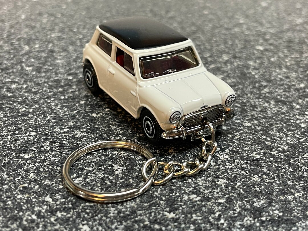 1964 Mini Cooper Keychain White Hot Wheels Matchbox - Etsy