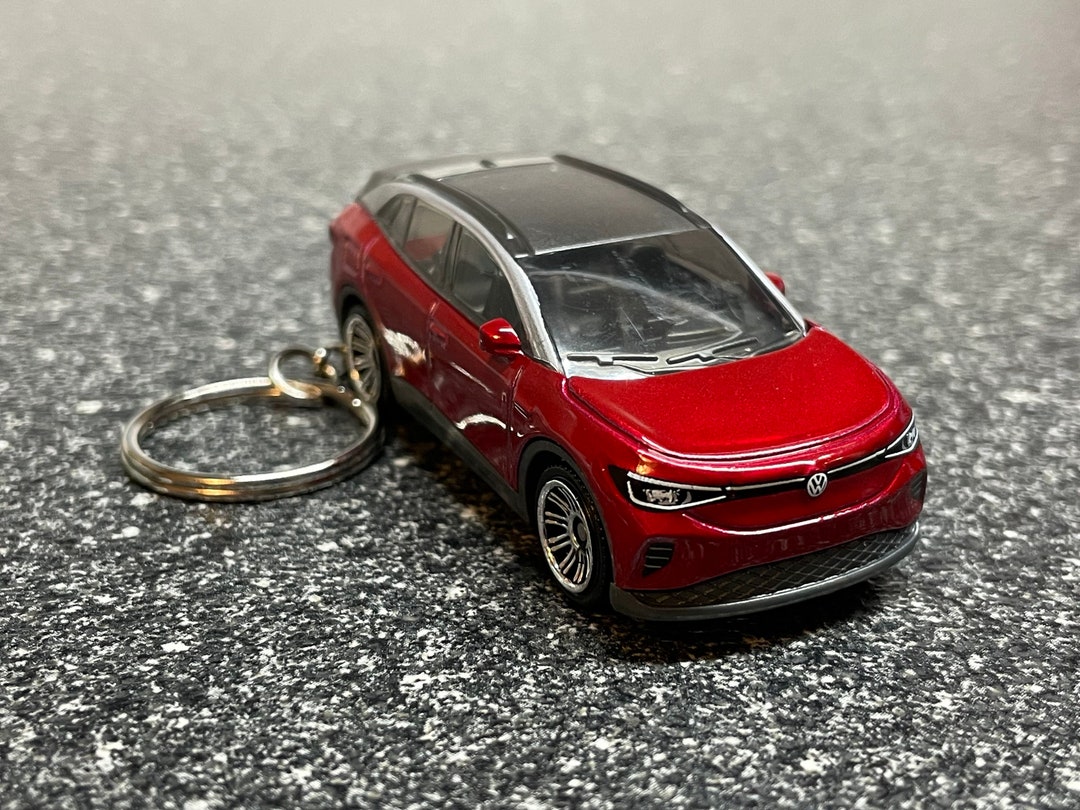 EV4 ID4 ID.4 Electric SUV Red Keychain Diecast Car - Etsy