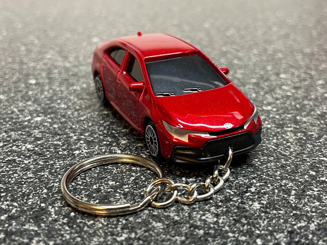 Toyota Corolla Red Keychain Diecast Hot Wheels Matchbox 2021 - Etsy