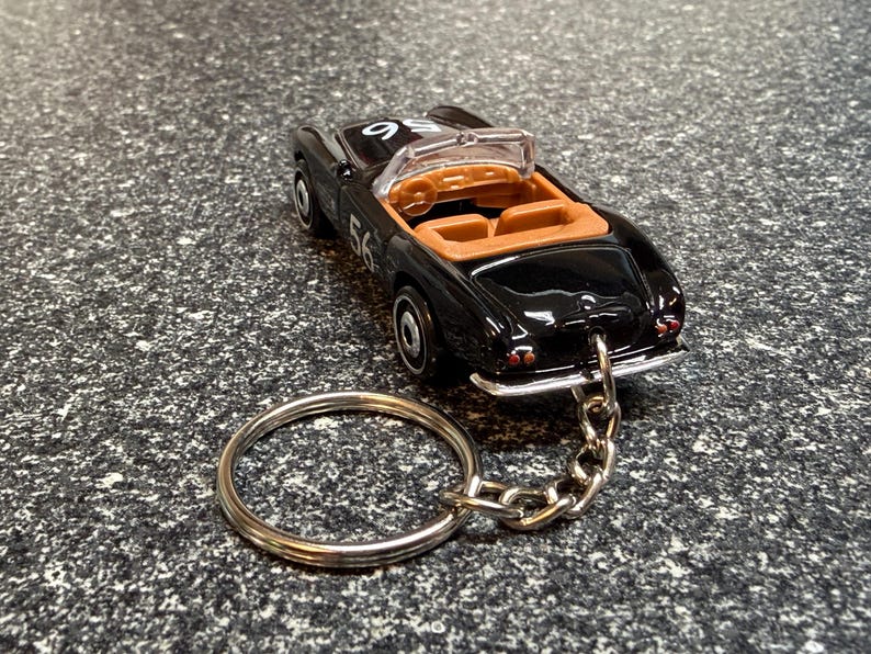 BMW 507 Convertible Roadster Keychain Black Hot Wheels Matchbox - Etsy