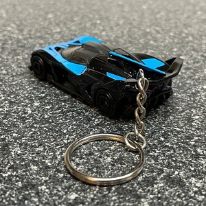 Bugatti Bolide Blue Black Keychain Hot Wheels Matchbox - Etsy