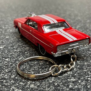 1964 Chevy Chevelle SS Keychain Red Hot Wheels Matchbox Hot Rod - Etsy