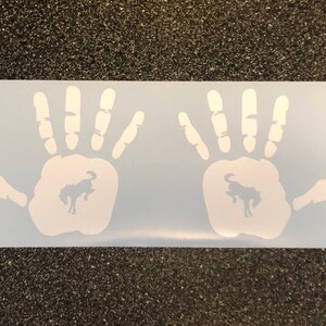 Bronco Hand Wave Vinyl Decal Fits Full Size Ford Bronco - Etsy