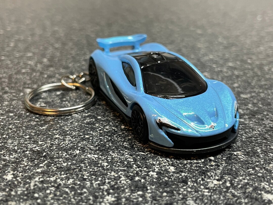 Mclaren P1 Keychain Blue Diecast Car Hot Wheels Matchbox - Etsy