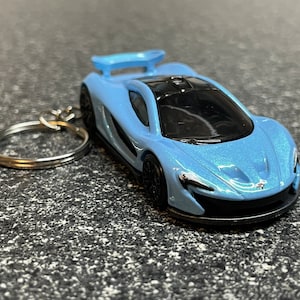 Mclaren P1 Keychain Blue Diecast Car Hot Wheels Matchbox - Etsy