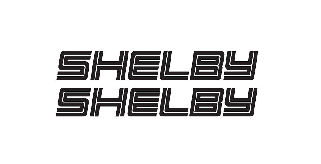 2x Shelby Letters Vinyl Decal Sticker Multiple Colors - Etsy