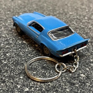 1971 Chevy Camaro SS 350 Blue Keychain Diecast Car Hot Wheels - Etsy