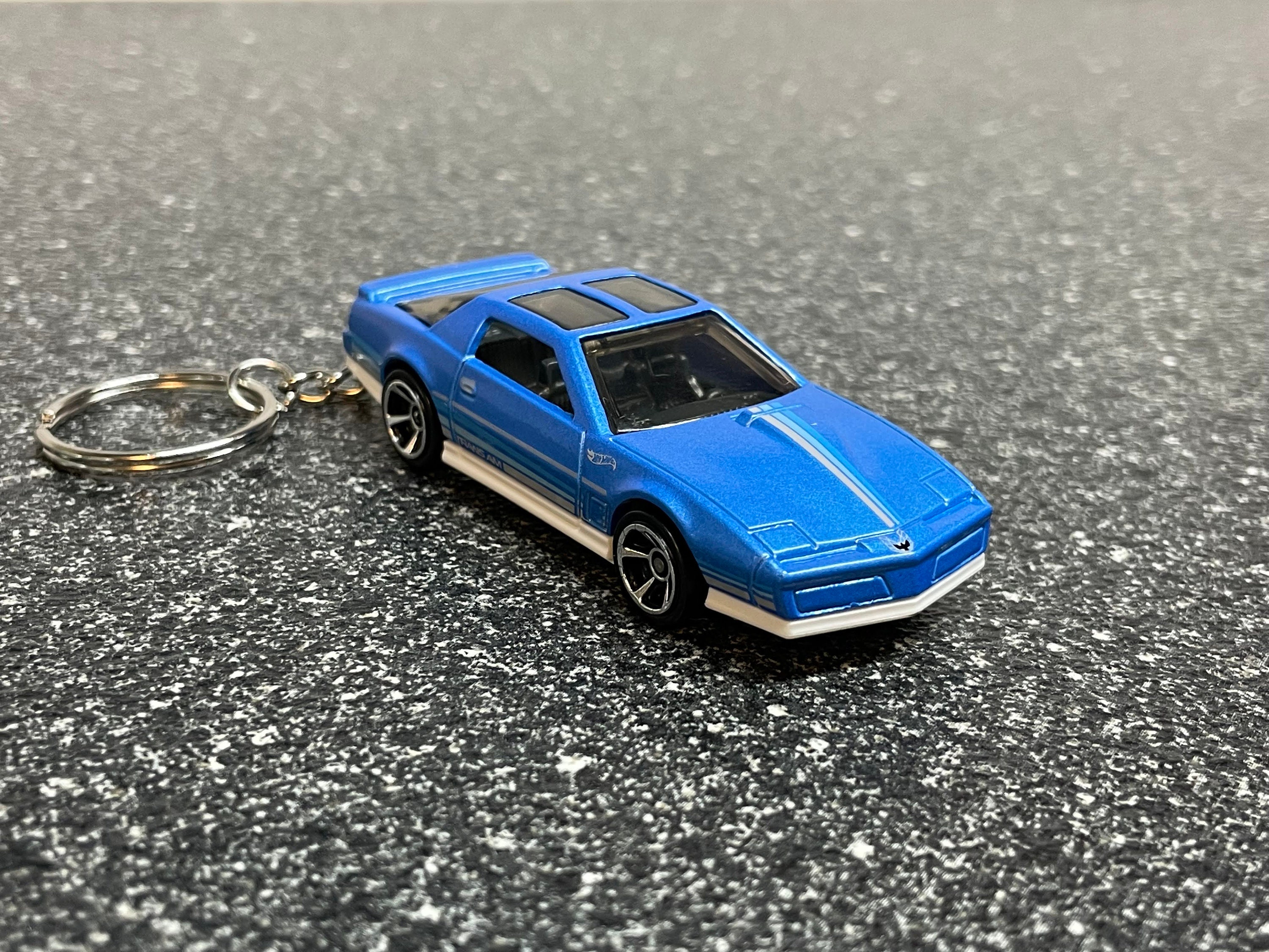 1984 Pontiac Firebird Transam Blue Keychain Red Diecast Car - Etsy
