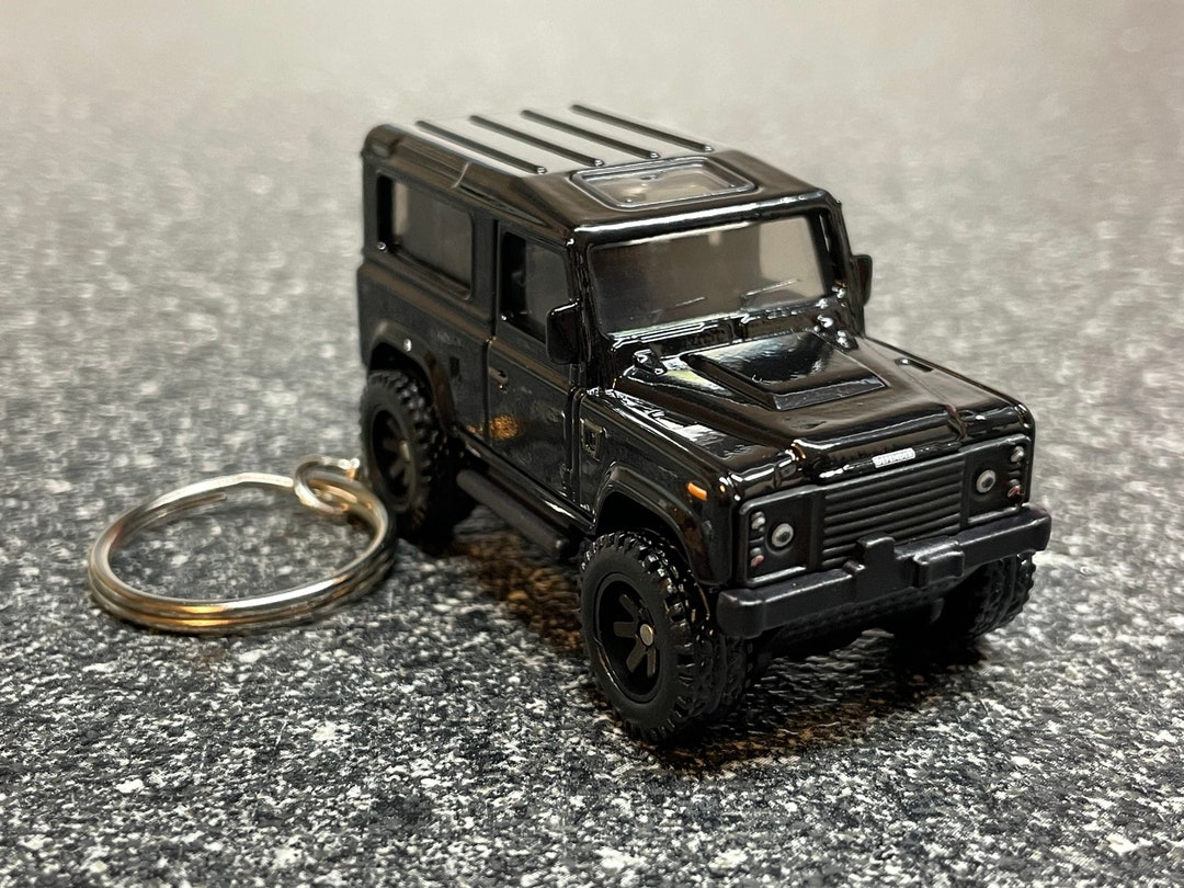 Land Rover Defender 90 Range Rover Keychain Black Hot Wheels Matchbox ...