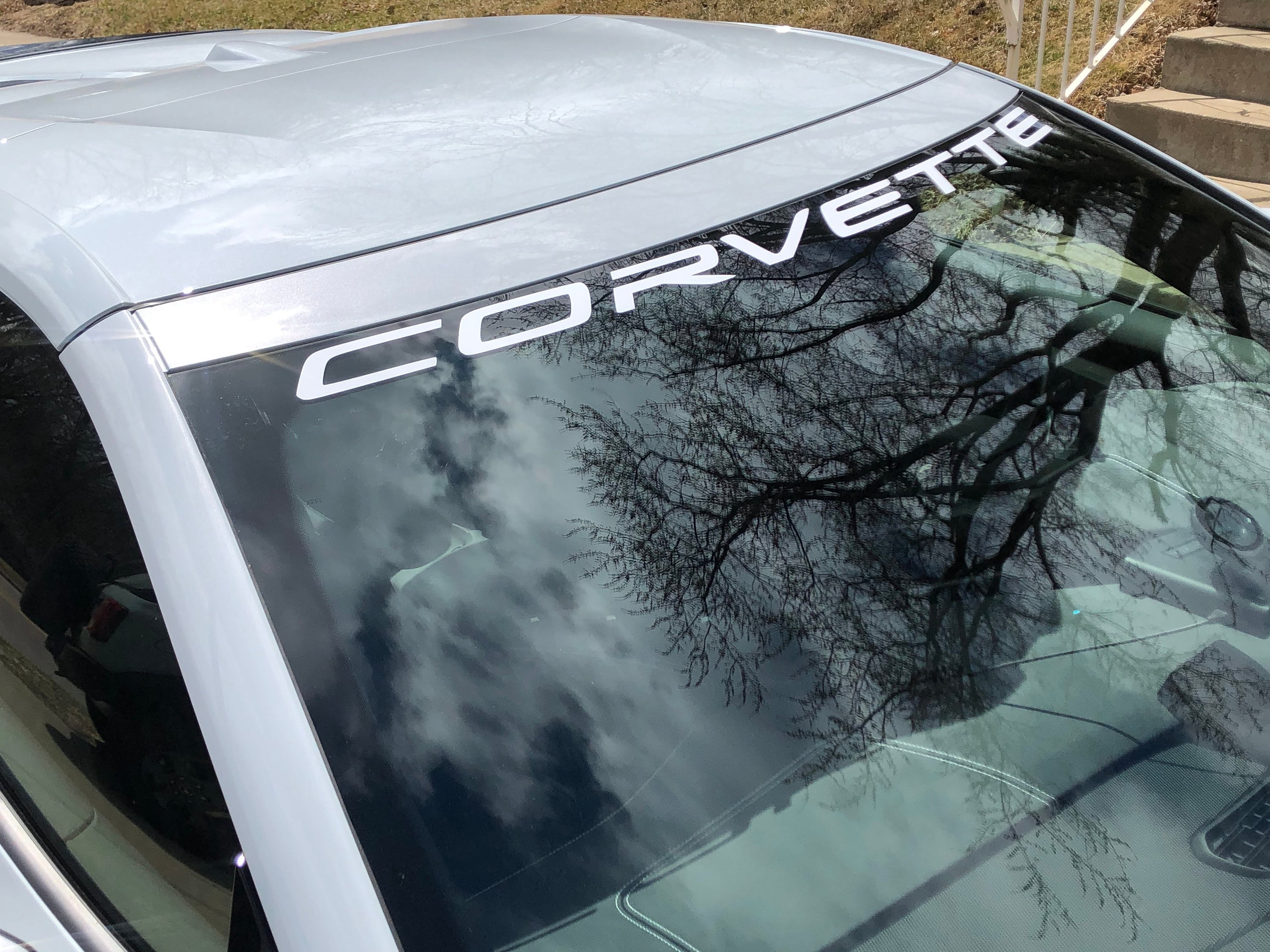 Corvette C8 Windshield Vinyl Decal - Etsy