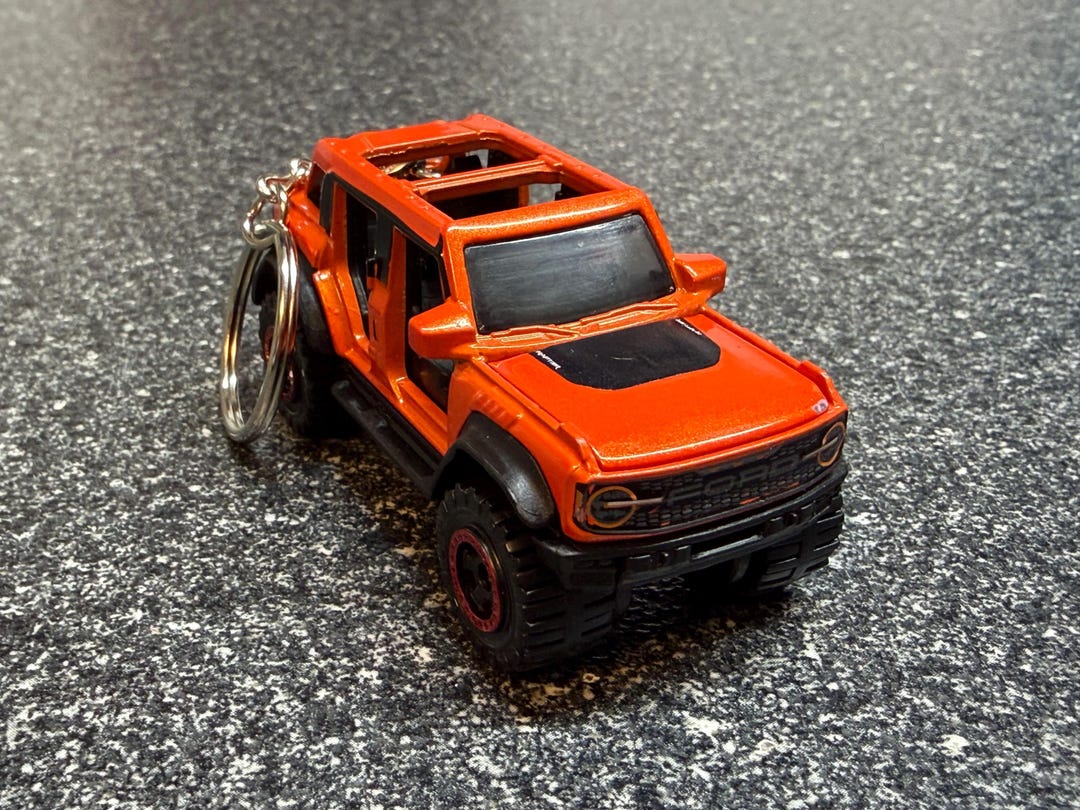 Ford Bronco Raptor Keychain Code Orange Matchbox Hot Wheels Braptor - Etsy
