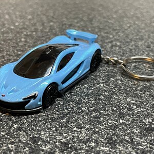 Mclaren P1 Keychain Blue Diecast Car Hot Wheels Matchbox - Etsy
