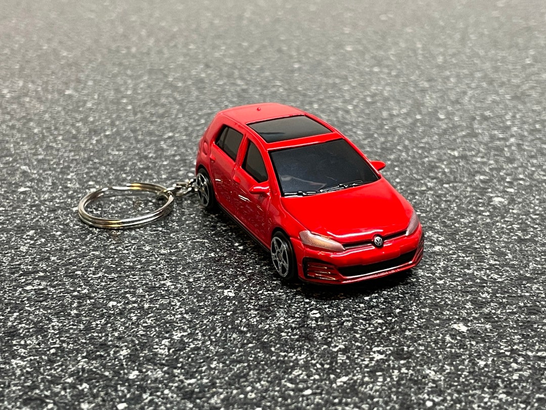 Golf GTI Red Keychain Diecast Car - Etsy