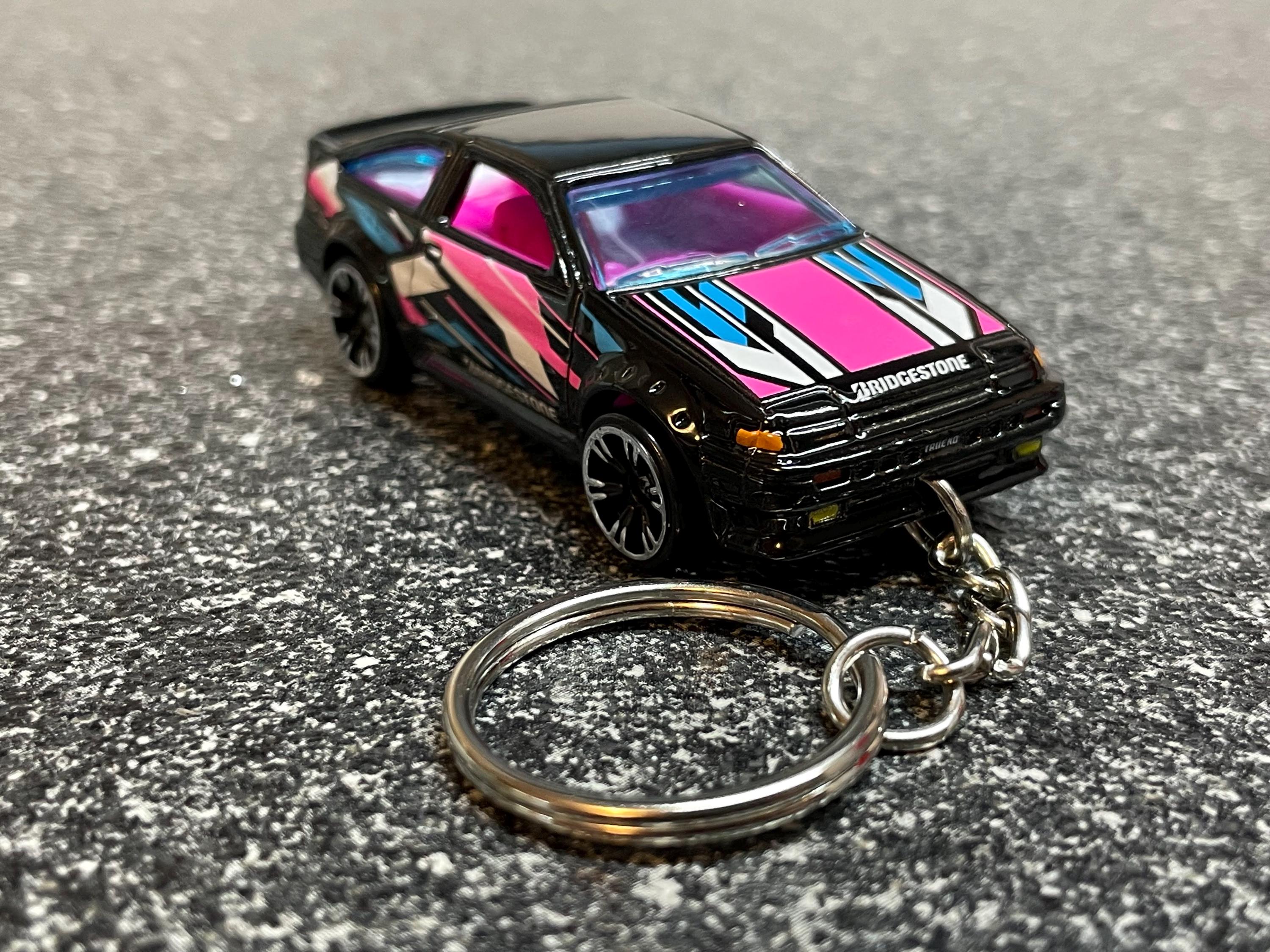 Toyota AE86 Keychain Black Hot Wheels Matchbox Corolla Sprinter - Etsy