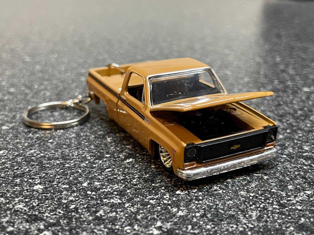 1973 Square Body Chevy C10 Truck Keychain Tan Hot Wheels Matchbox - Etsy