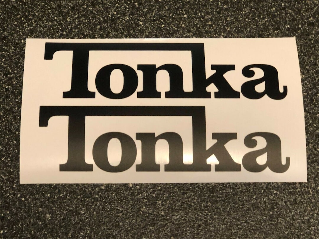 2x Tonka Truck Vinyl Decal Sticker Multiple Colors - Etsy