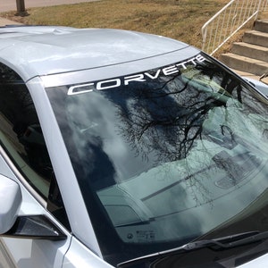 Corvette C8 Windshield Vinyl Decal - Etsy