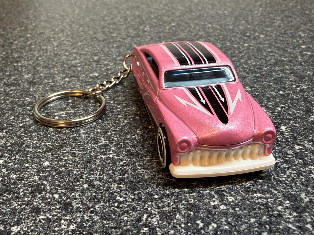 1950 Mercury Lead Sled Lowrider Keychain Pink Purple Passion Matchbox ...