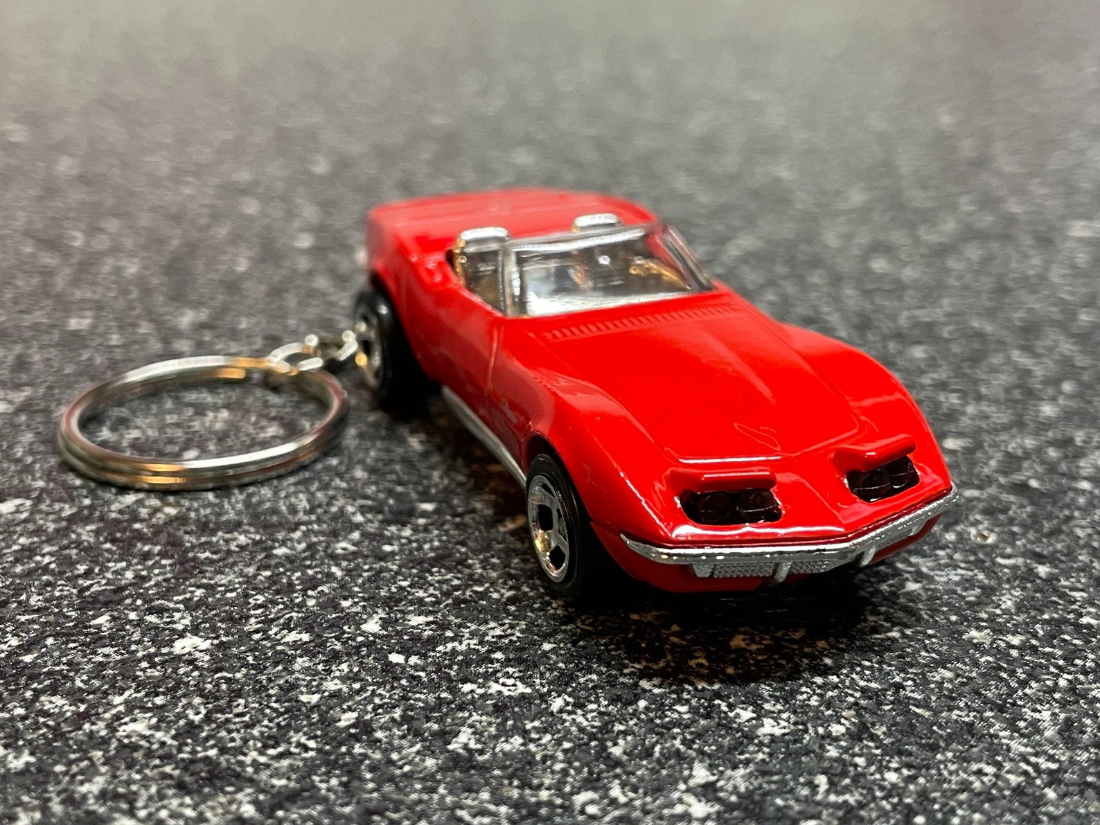 1972 Corvette Stingray Convertible Keychain Red Hot Wheels Matchbox - Etsy