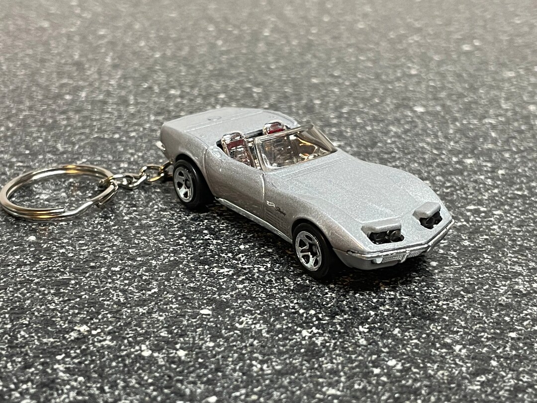 1972 Corvette Stingray Convertible Keychain Diecast Car Hot Wheels ...