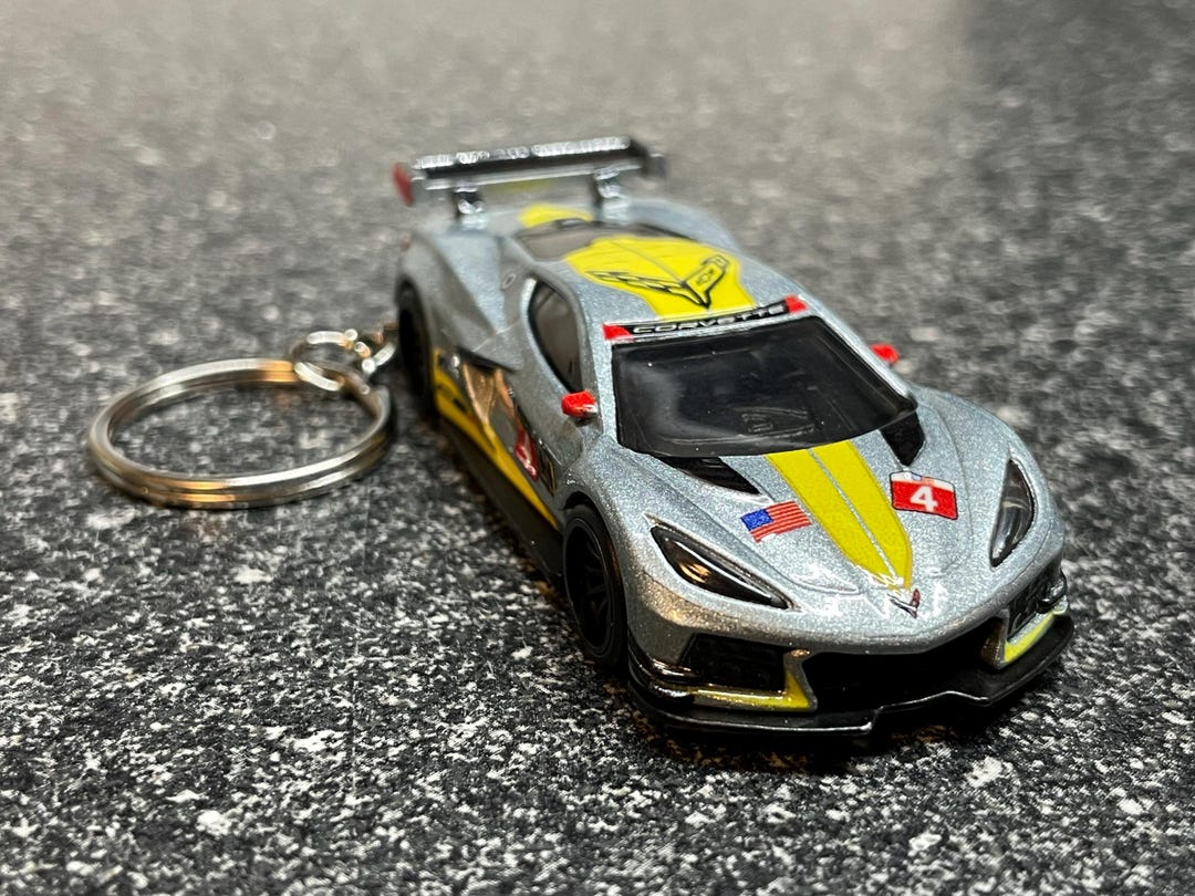 C8 Corvette Racing #4 Keychain Hot Wheels Matchbox C8R Z06 - Etsy