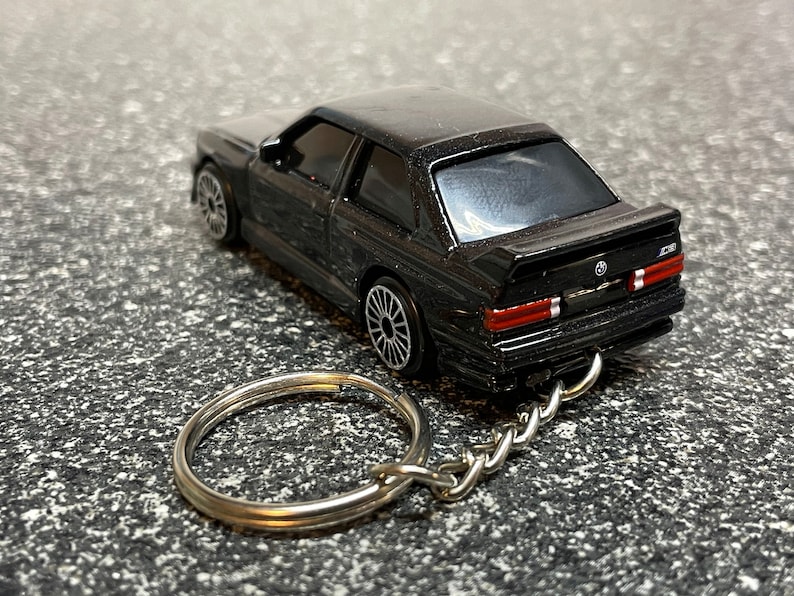 BMW E30 M3 Black Keychain Hot Wheels Matchbox - Etsy