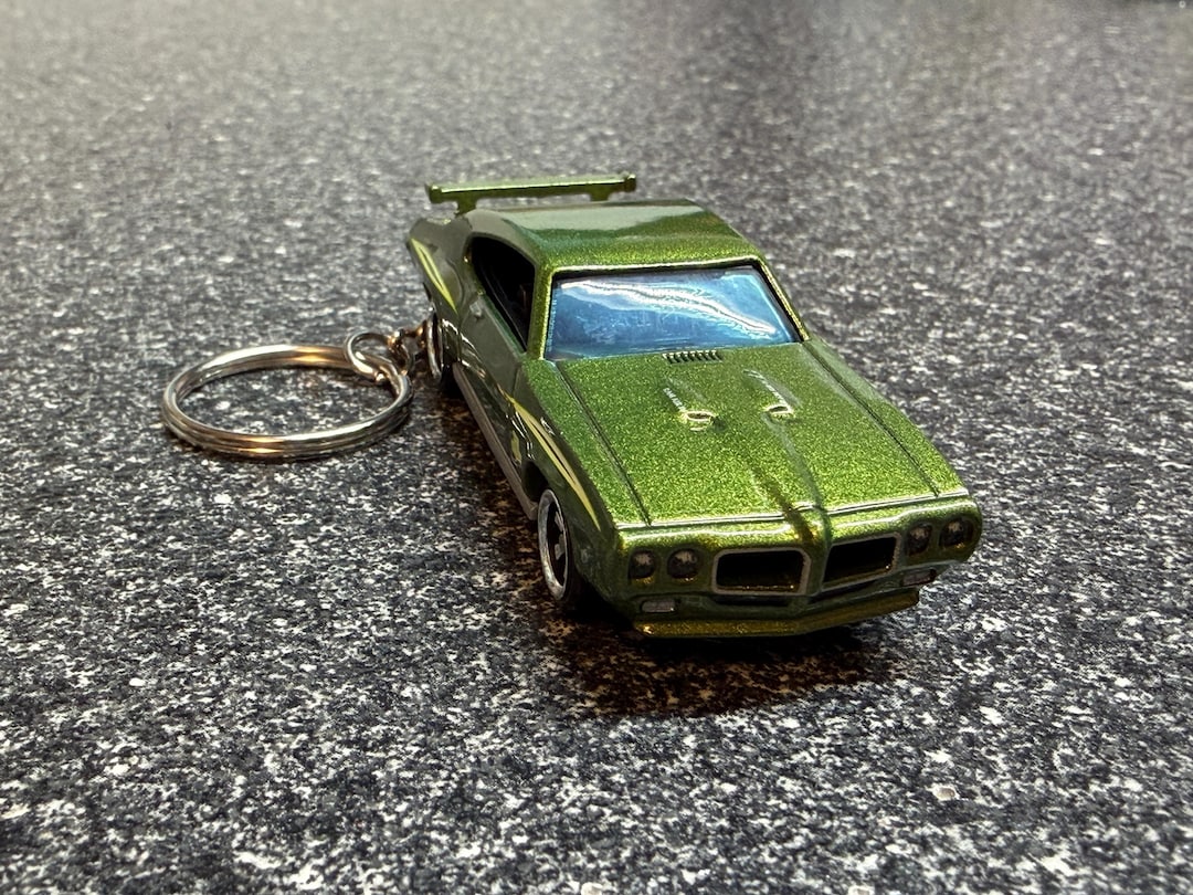 1970 Pontiac GTO Judge Green Keychain Hot Wheels Matchbox - Etsy