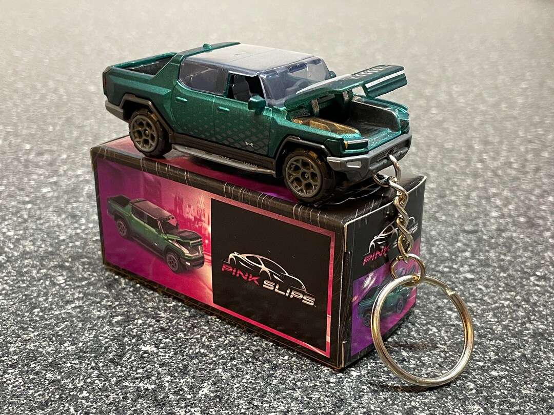 Hummer EV Green Truck Keychain Diecast Hot Wheels Matchbox - Etsy