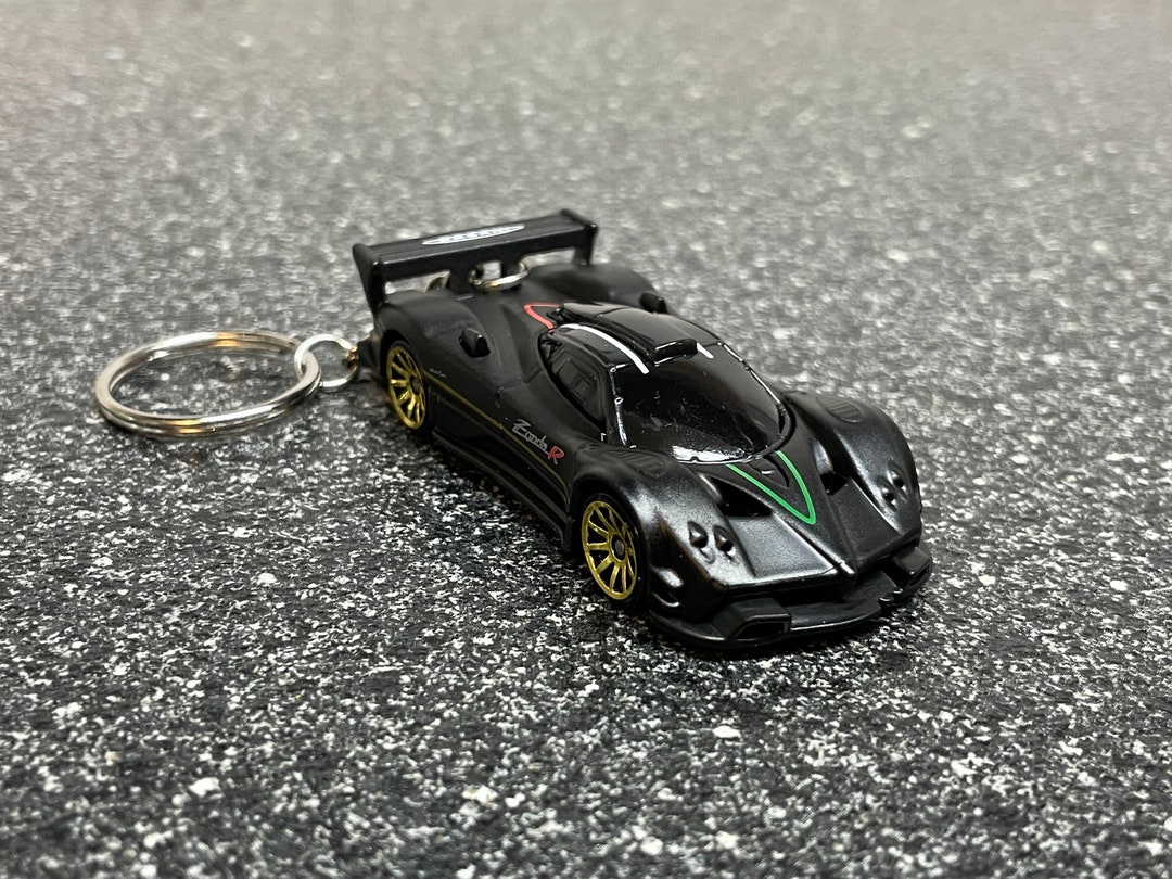Fits Pagani Zonda R Black Keychain Hot Wheels Matchbox Exotic - Etsy