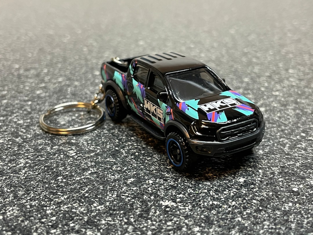 Ford Ranger Raptor Keychain Black Diecast Car Matchbox Hot Wheels - Etsy