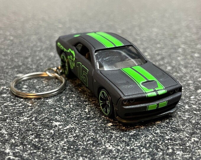 Fits Challenger SRT Hellcat Keychain Diecast Car Matchbox Hot Wheels - Etsy