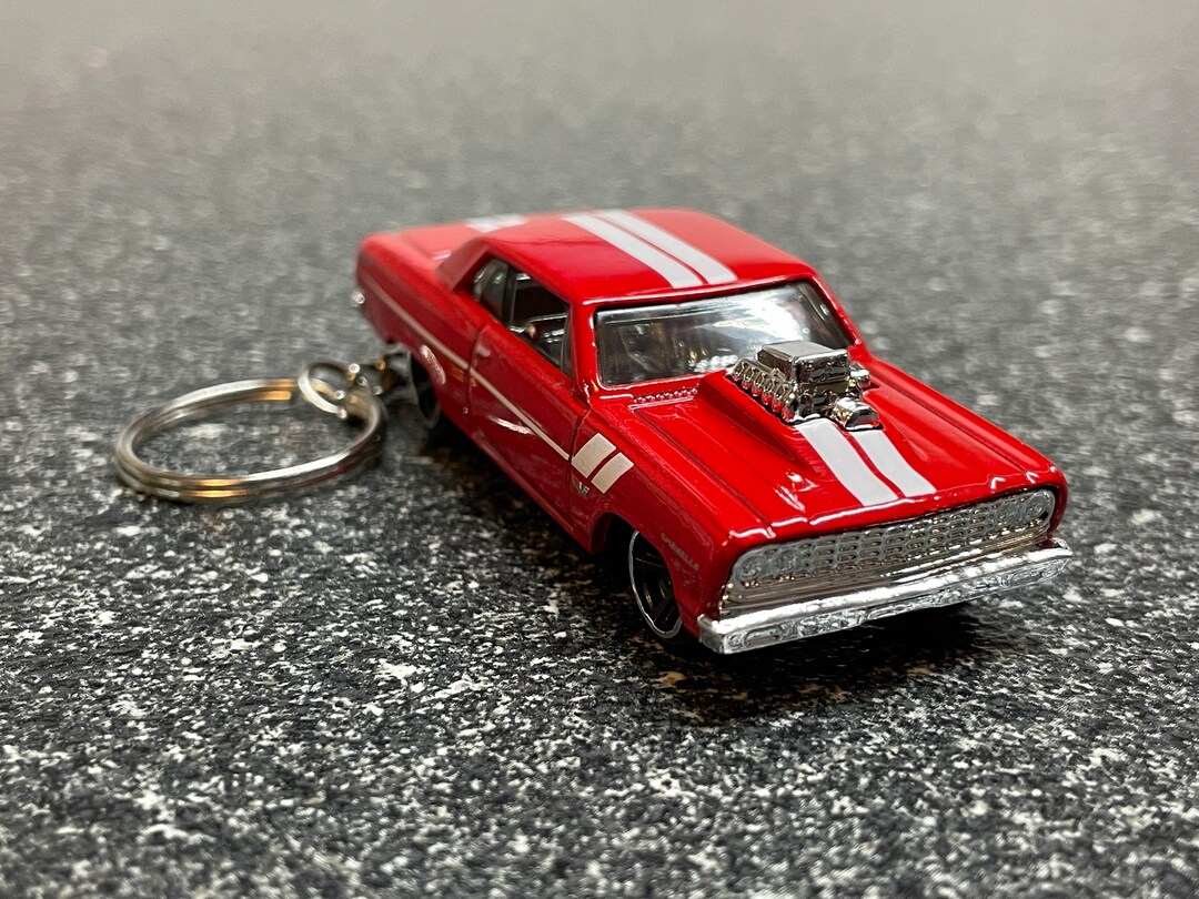 1964 Chevy Chevelle SS Keychain Red Hot Wheels Matchbox Hot Rod - Etsy