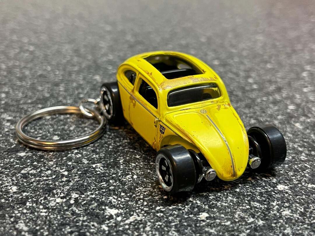 Transformers Bumblebee Baja Bug Keychain Yellow Hot Wheels Matchbox ...