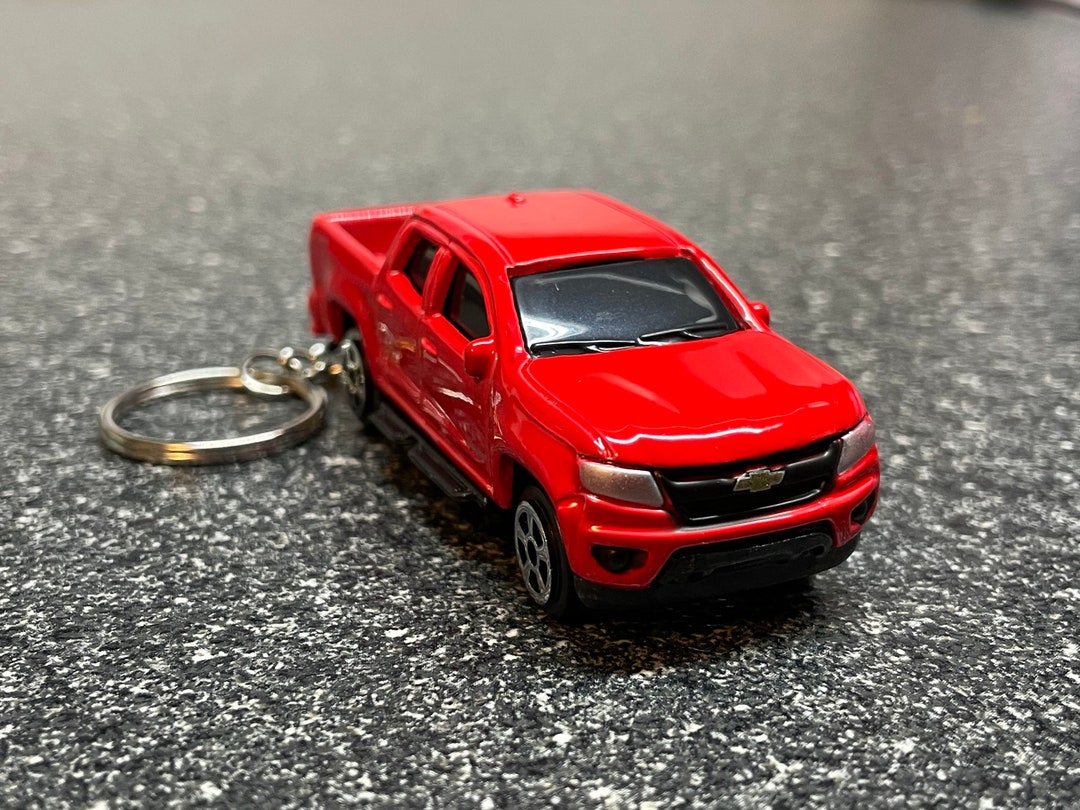 Chevy Colorado Truck Keychain Red Hot Wheels Matchbox - Etsy