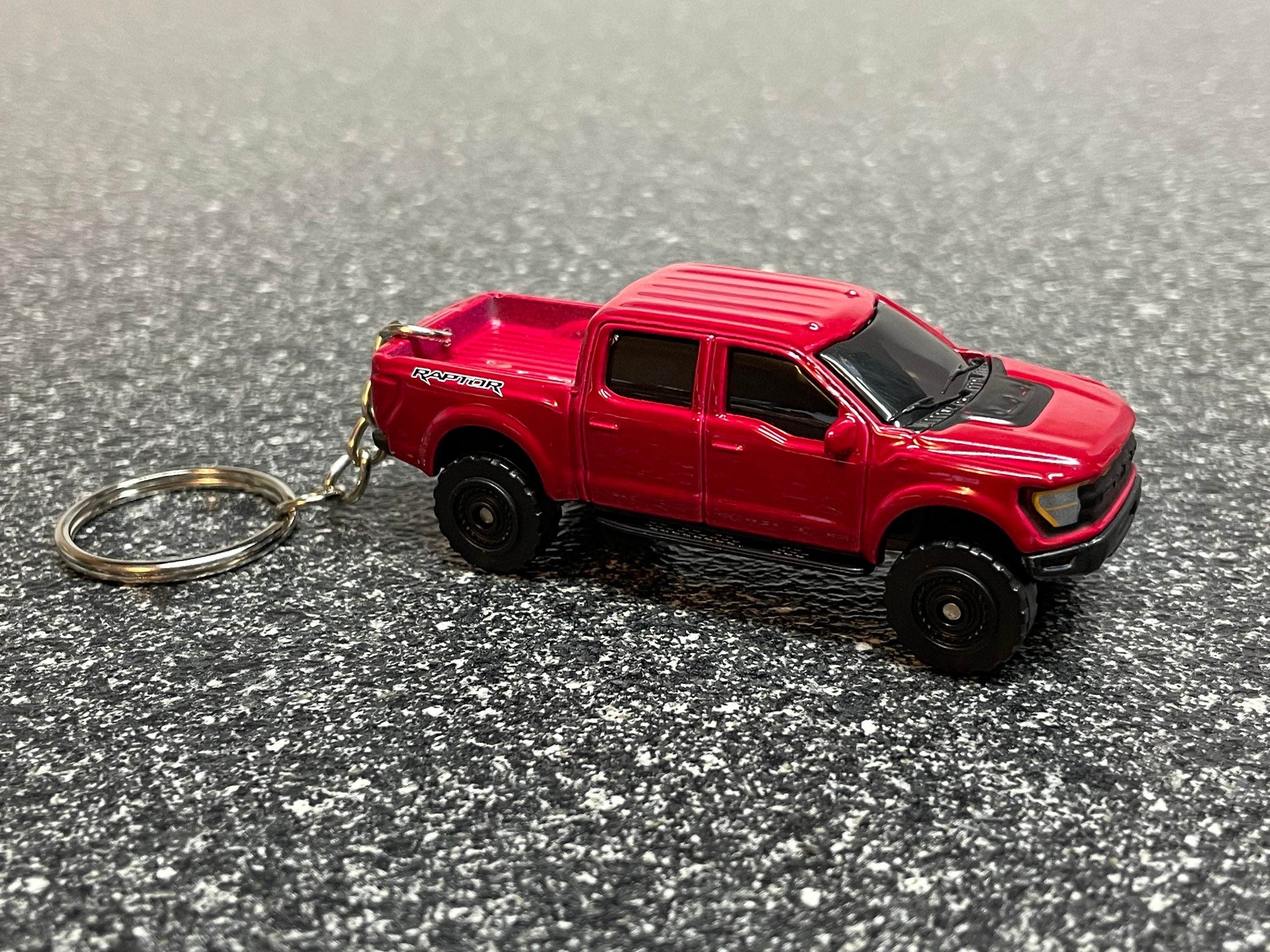 Ford F150 Raptor Keychain Red Diecast Car Matchbox Hot Wheels - Etsy