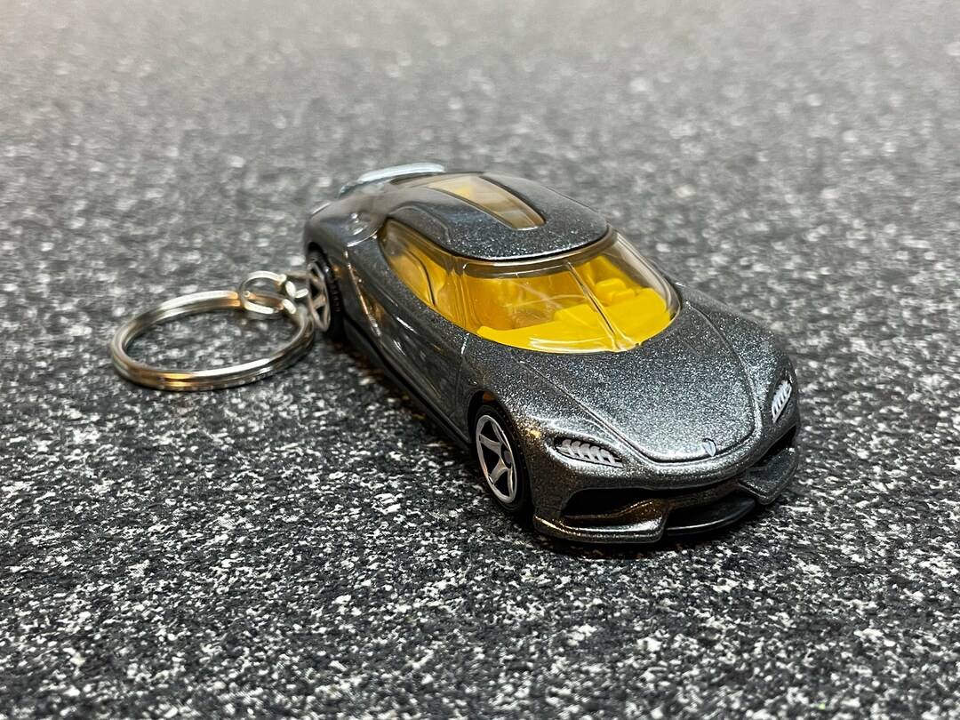 Koenigsegg Gemera Keychain Gray Diecast Car Supercar Hypercar - Etsy