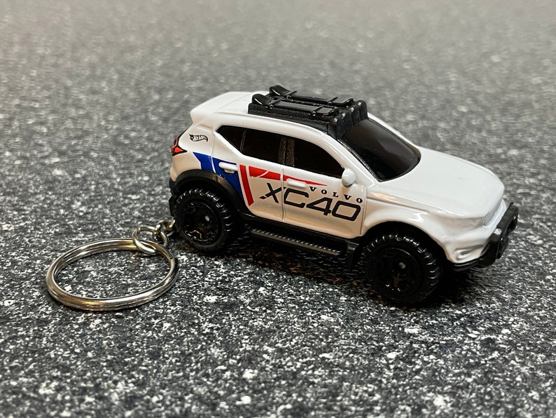 Volvo XC40 Offroad SUV Keychain White Matchbox Hot Wheels Matchbox - Etsy