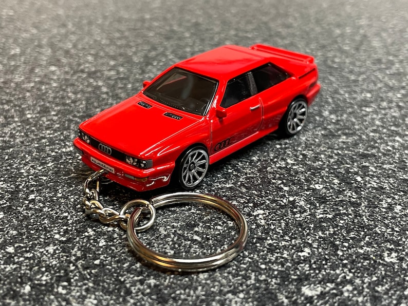 1987 Audi Quattro Red Keychain Hot Wheels Matchbox - Etsy