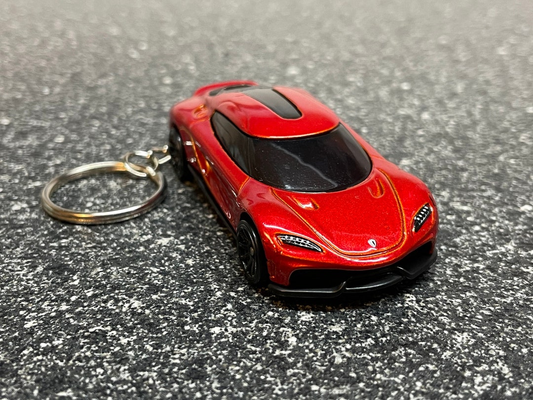 Koenigsegg Gemera Keychain Red Diecast Car Supercar Hypercar - Etsy