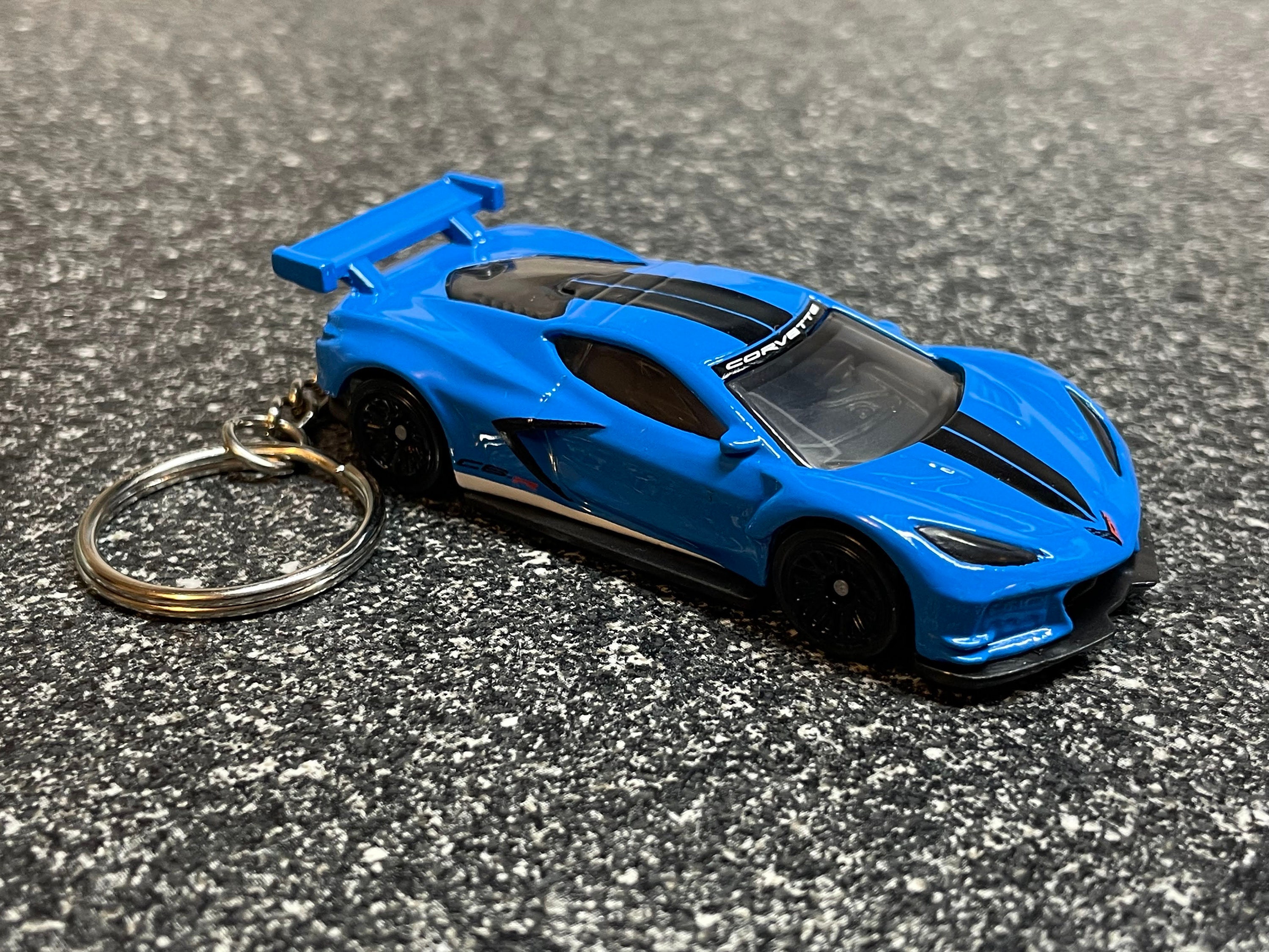 C8 Corvette Stingray Blue Keychain Z51 Hot Wheels Matchbox C8R - Etsy