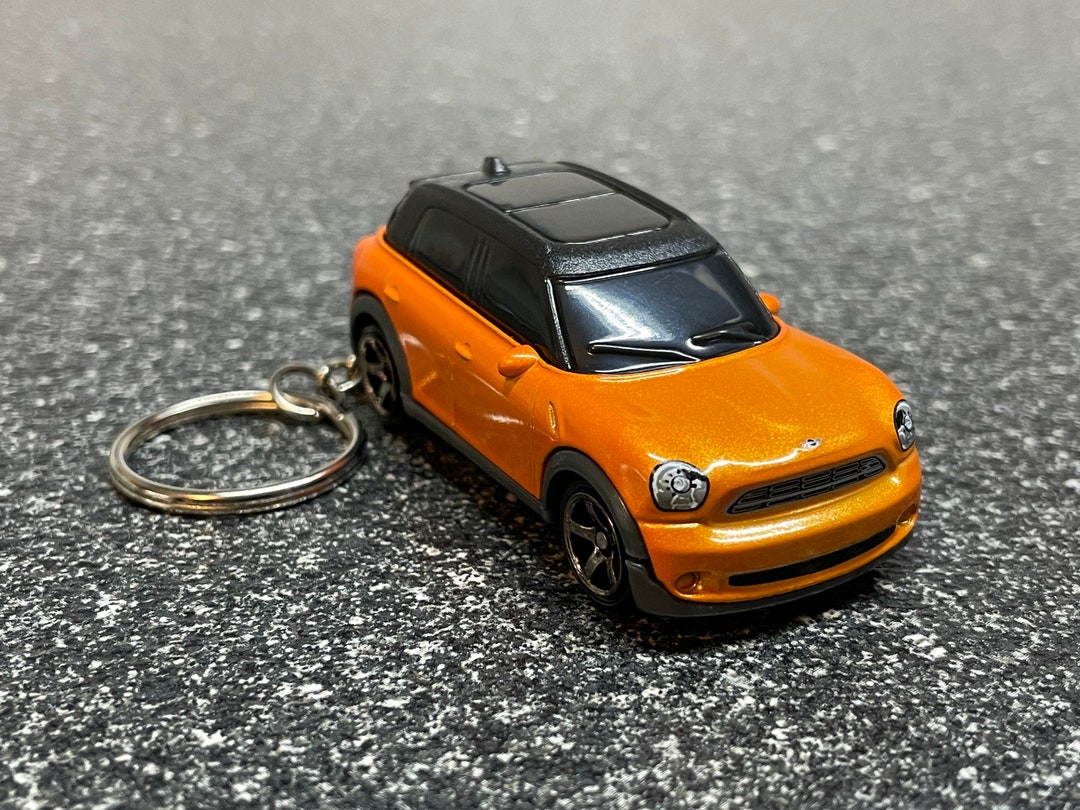 Mini Cooper Countryman Keychain Cooper S Orange Hot Wheels Matchbox - Etsy