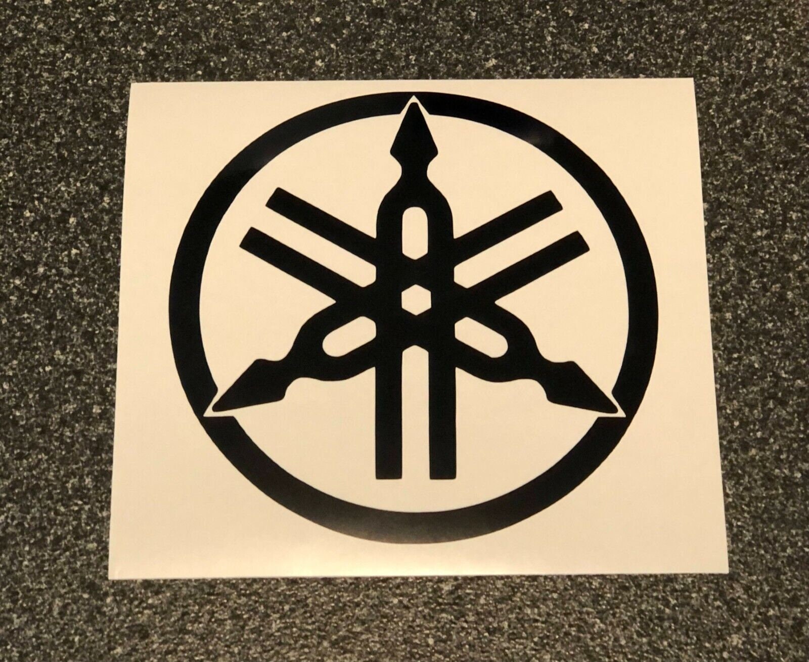 Yamaha Tuning Fork Logo Vinyl Decal Sticker 2" 4" 6" 8" 10" 12" - Etsy