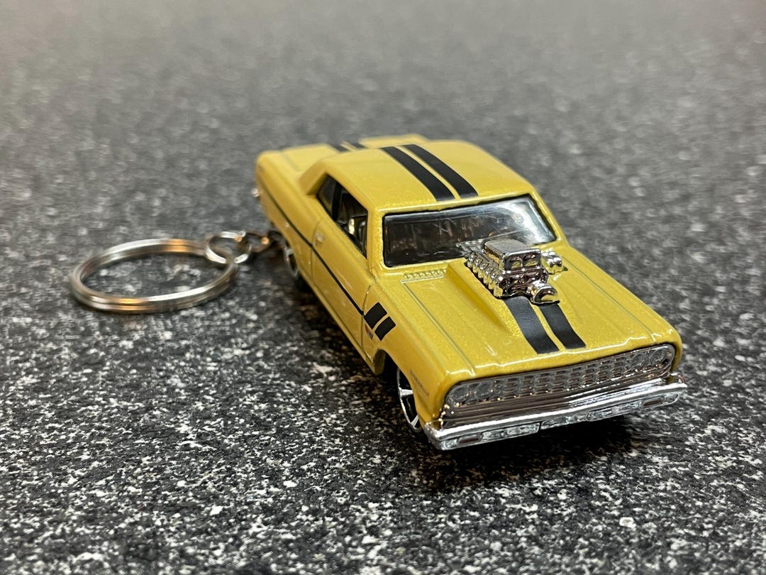 1964 Chevy Chevelle SS Keychain Yellow Hot Wheels Matchbox Hot Rod - Etsy